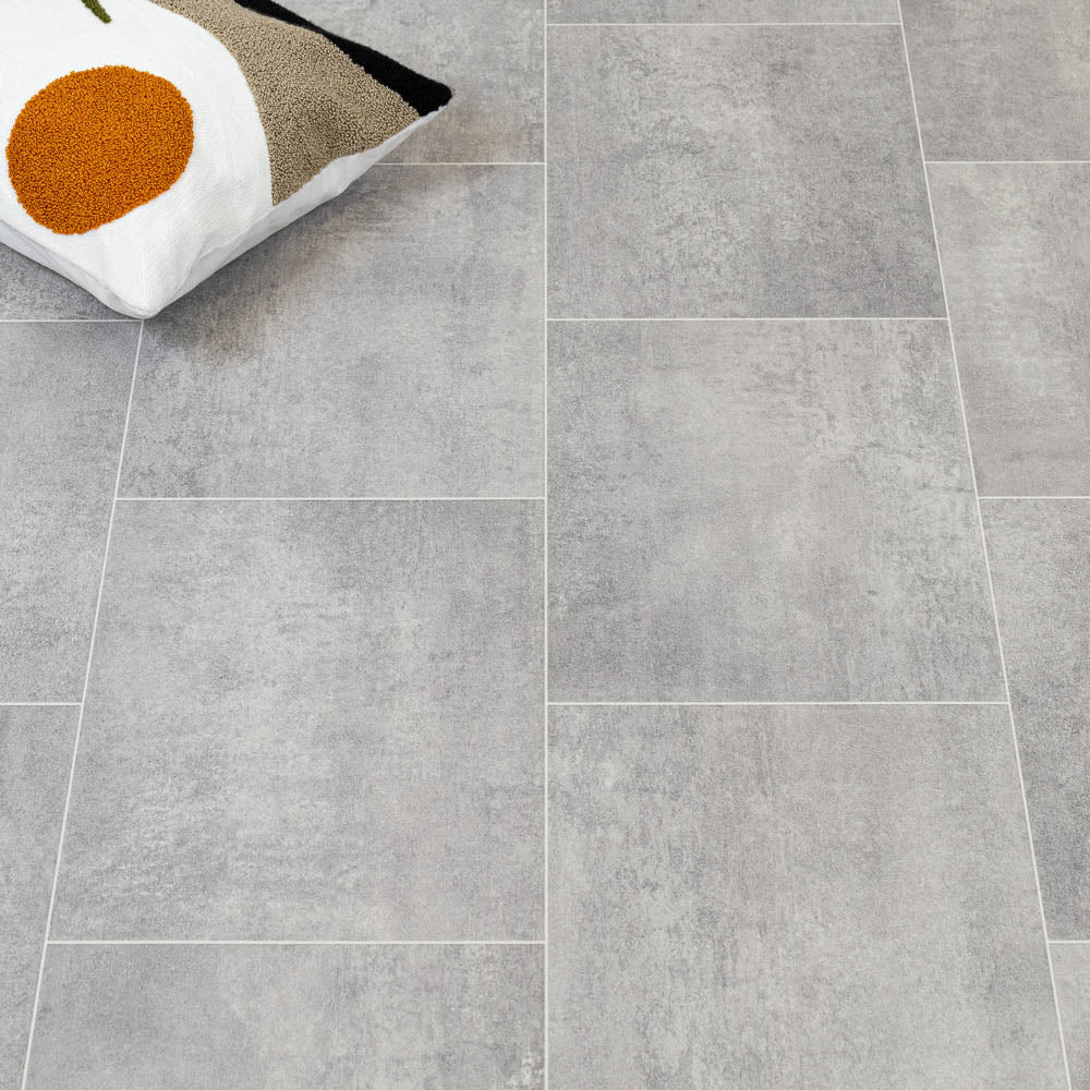 Barcelona D 570 Floortex Tile Vinyl Flooring | Lino | Online Carpets