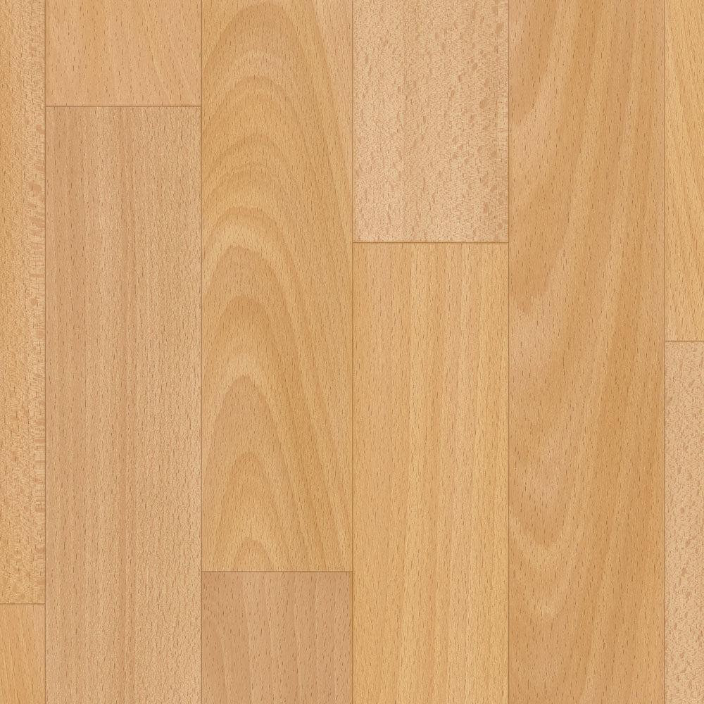 Beech Beige Brown Iconik 260 Vinyl Flooring | Lino | Online Carpets