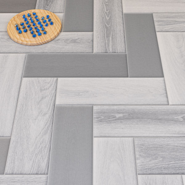 Diana Tile 090L Art Decor Tile Vinyl Flooring | Lino | Online Carpets