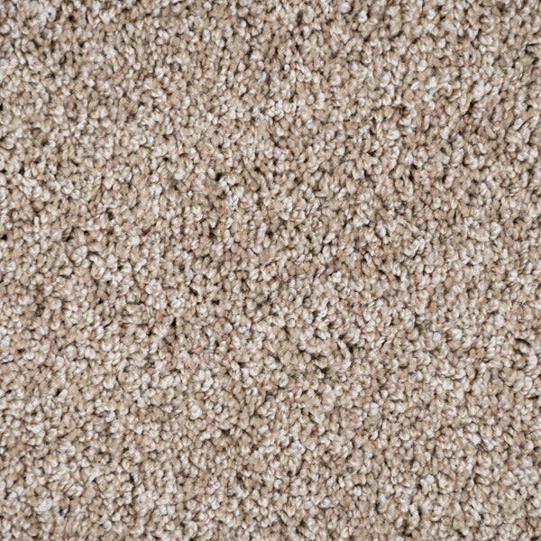 Fawn Caspian Saxony Carpet | Soft Polyester Carpet | Online Carpets