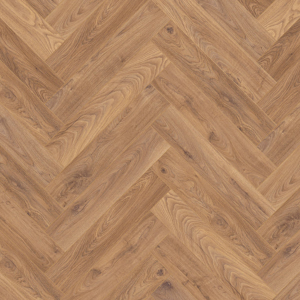 Firebrand Oak K450 Herringbone 8mm Laminate | Online Carpets
