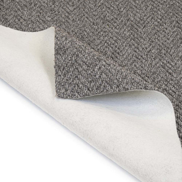 Grey Andes Herringbone Carpet | Patterned Loop Carpet | Online Carpets