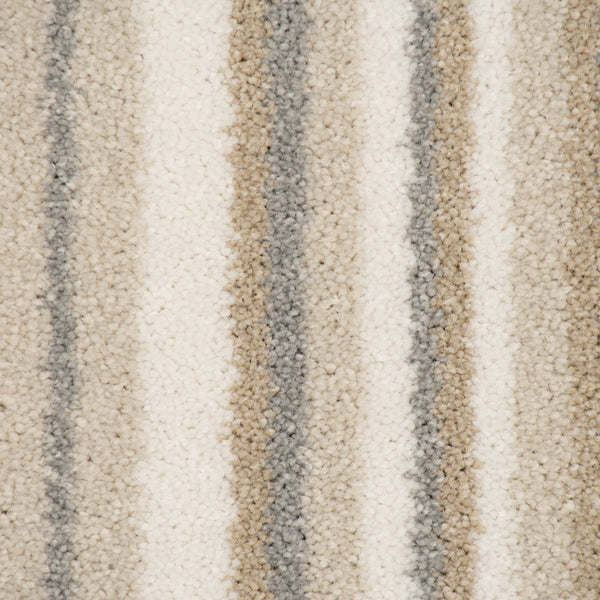 Grey & Natural Stripe Keswick Twist Carpet | Carpets | Online Carpets