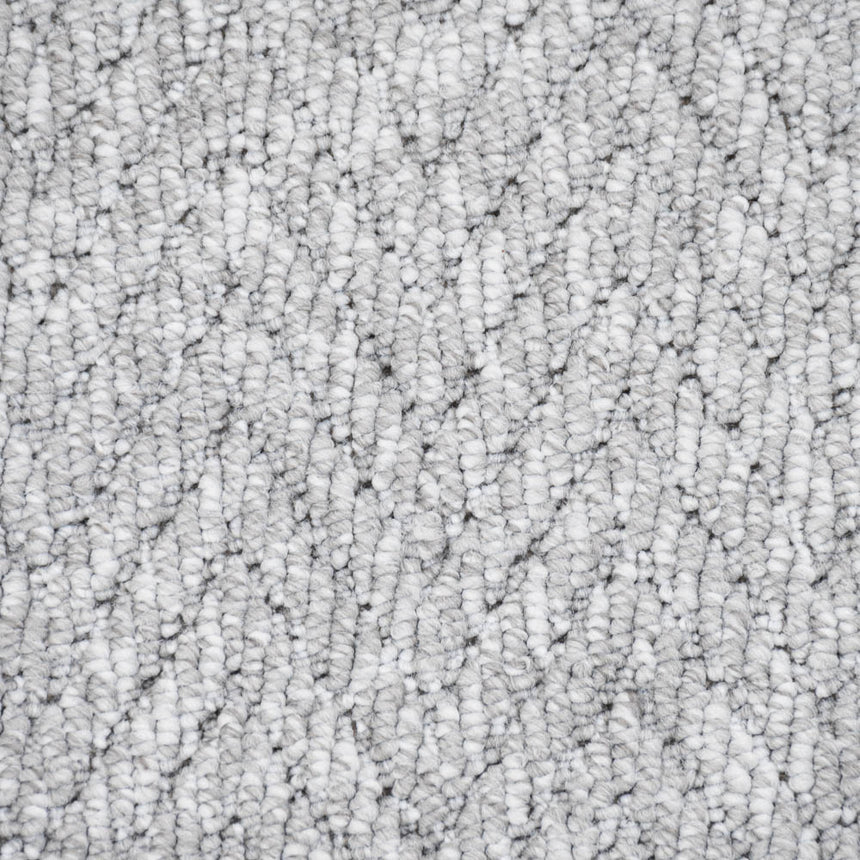 Ice Andes Herringbone Carpet | Patterned Loop Carpet | Online Carpets