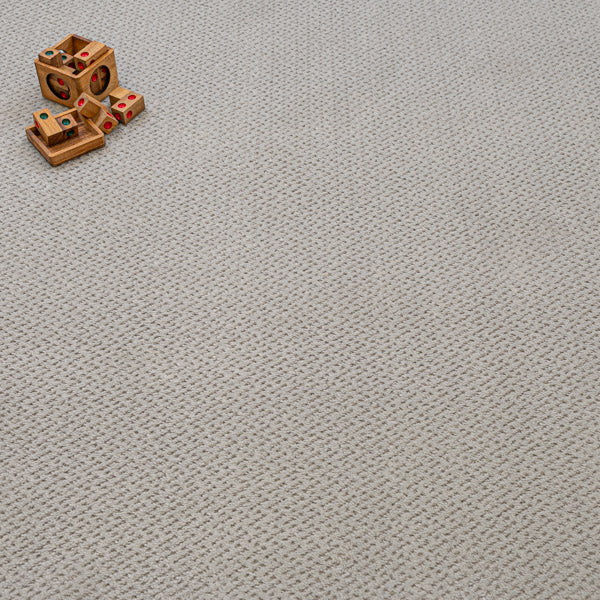 Light Grey Abstract Castle Carpet | Patterned Carpets | Online Carpets