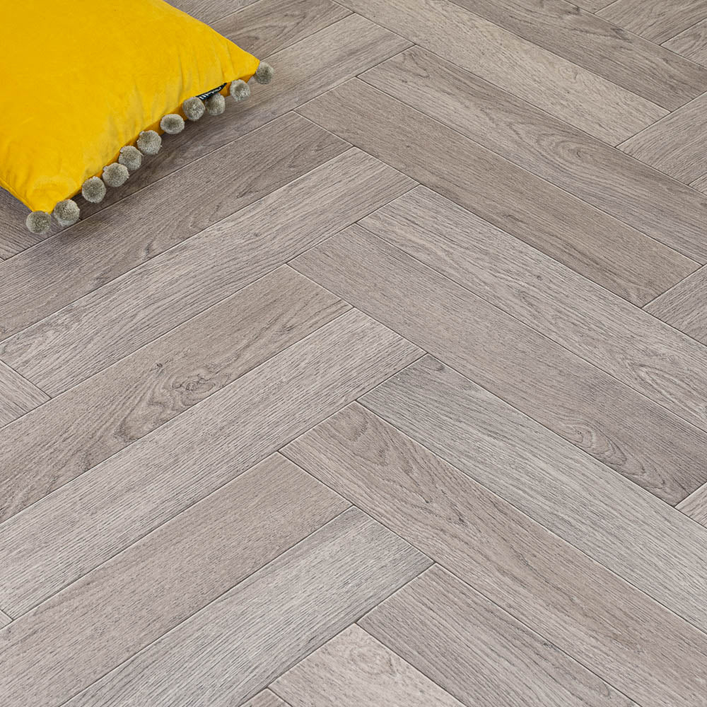 Marilyn 593 Vintage Herringbone Vinyl Flooring | Wood Effect Lino ...