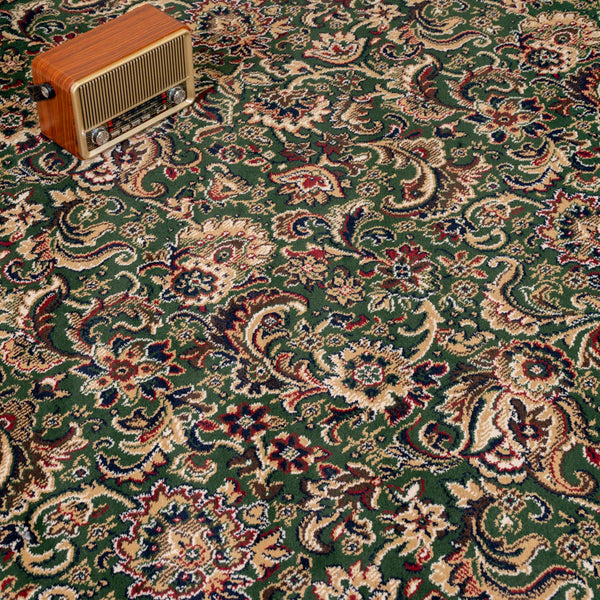 Meadow Green 2503 40 Jacobean Wilton Wiltax Carpet | Buy Square ...