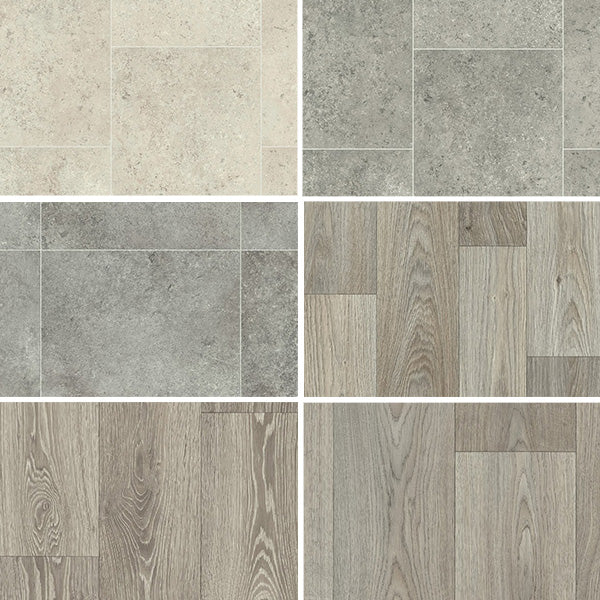Mercury Vinyl Flooring | Wood & Stone Style Lino | Online Carpets