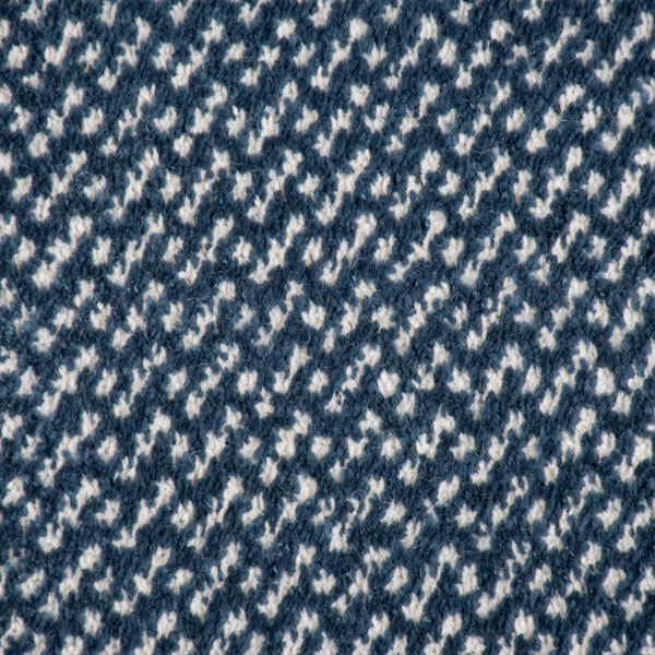 Navy Blue Abstract Castle Carpet | Patterned Carpets | Online Carpets