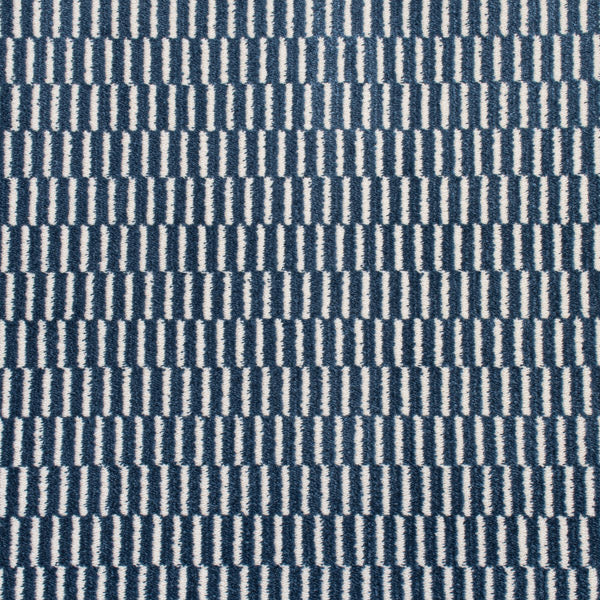 Navy Blue Lines Castle Carpet | Buy Patterned Carpets | Online Carpets