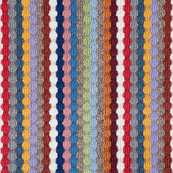 Rainbow 6995 Multi Stripe Loop Carpet | Loop Carpets | Online Carpets