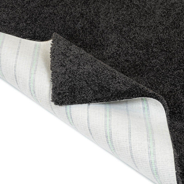 Raven Black Alhambra Saxony Carpet | Polyester Carpet | Online Carpets