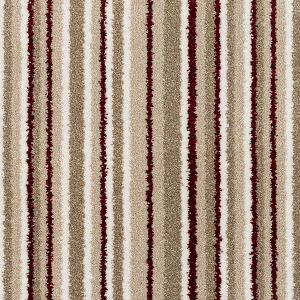 Red Stripe Keswick Twist Carpet | Twist Carpets | Online Carpets