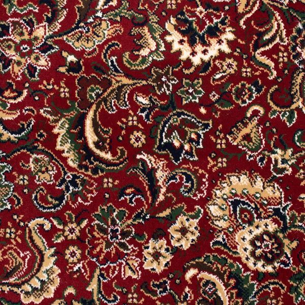 Regal Red 2503 10 Jacobean Wilton Carpet | Buy Square Patterned Wilton ...