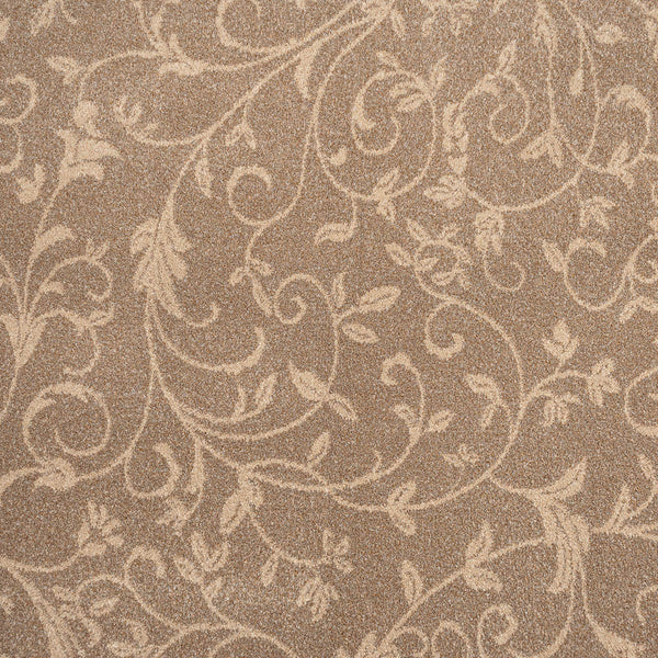 Scroll Country Oak Illusion Wilton Carpet | Patterned | Online Carpets
