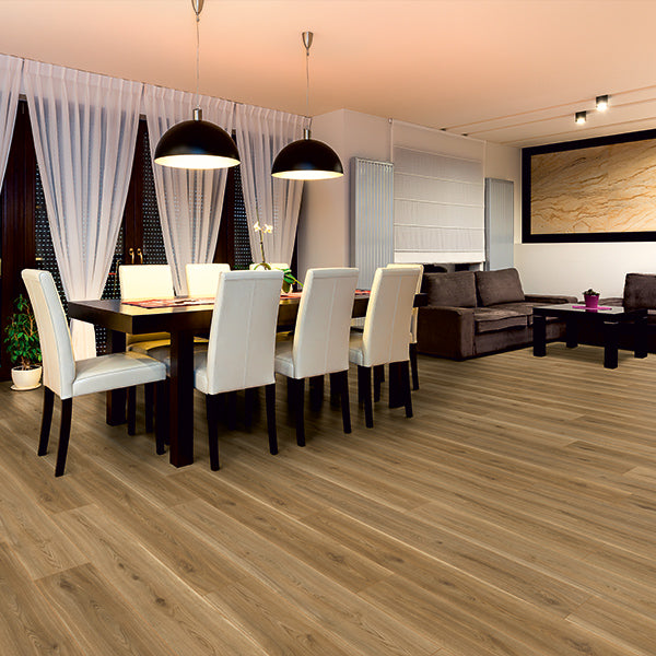 Sienna Oak Gold D4689 Kronotex Exquisit Laminate Flooring | Online Carpets