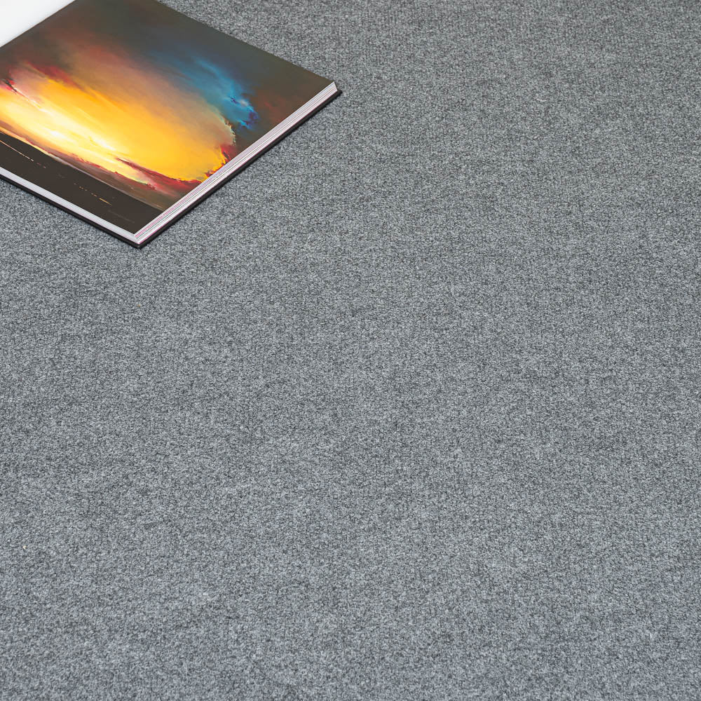 Steel Grey Cord Carpet | Budget Exhibition Carpet | Online Carpets