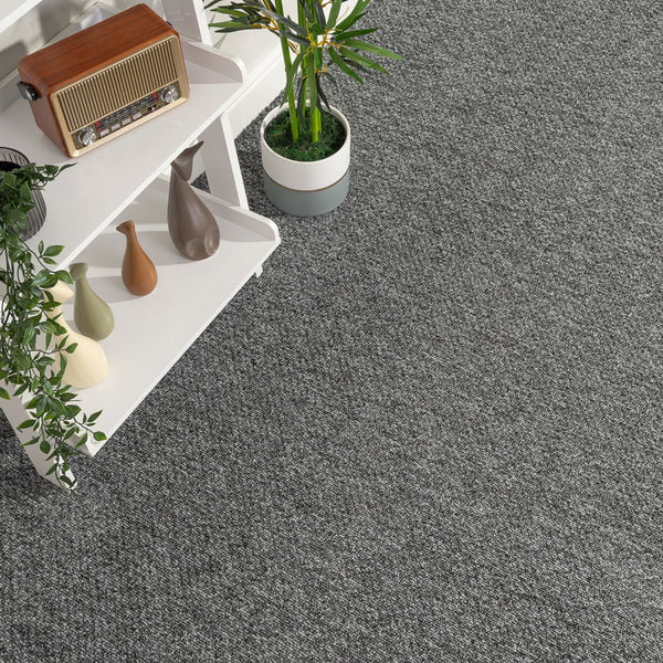Grey Star Loop Carpet | Budget Loop Carpets | Online Carpets