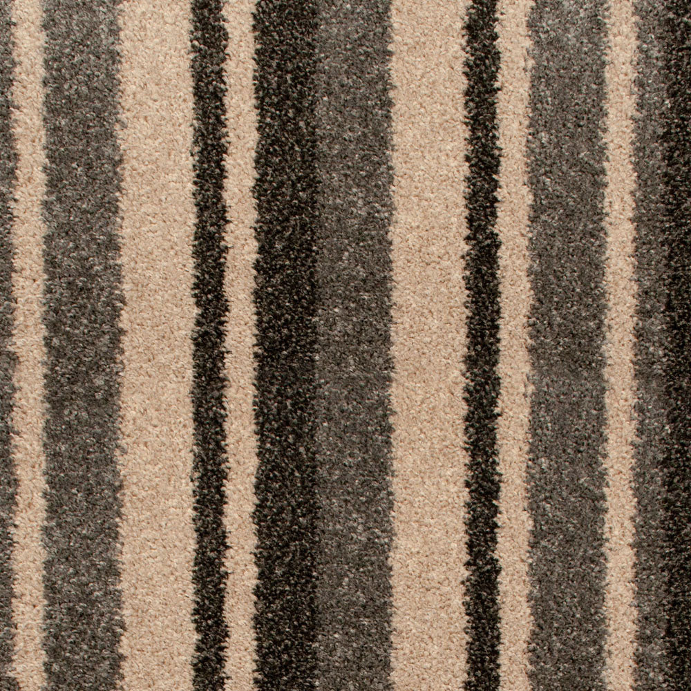 Rustic Grey Stripe Mystique Carpet | Plain & Stripes Saxony Carpet ...