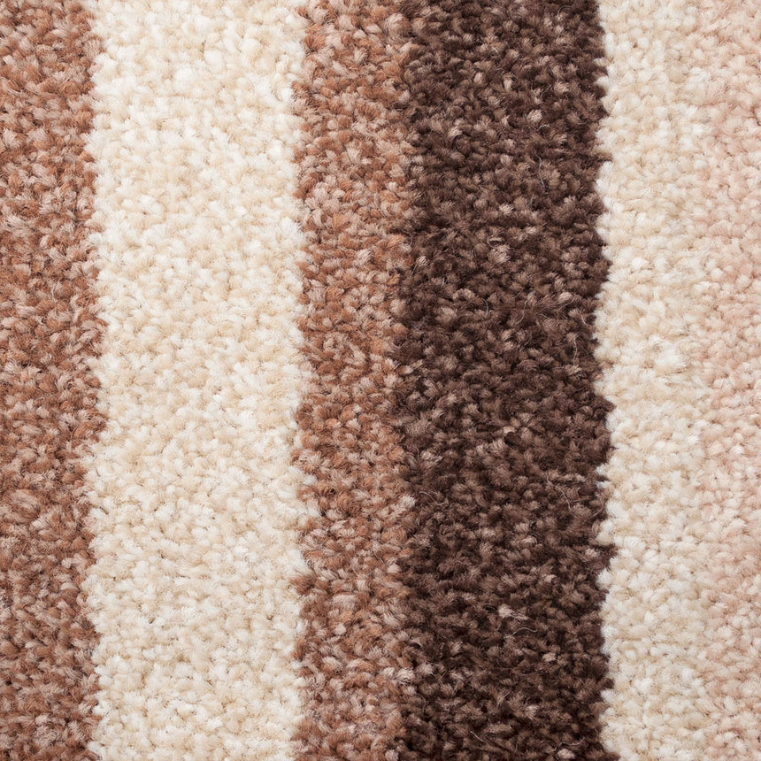 Palm Beach Brown 591 4m & 5m Wide Striped Carpet | Buy Striped 4m & 5m ...