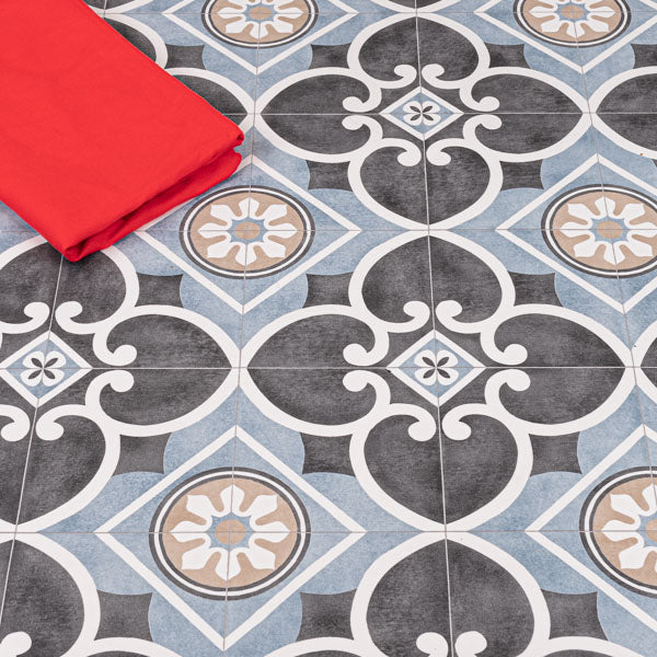 Achilles 578 Atlas Tile Vinyl Flooring | Lino | Online Carpets