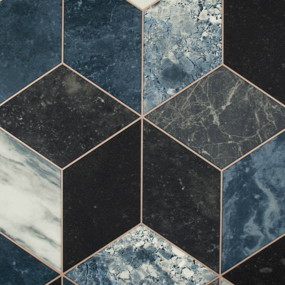 Castleton 964D Art Decor Tile Vinyl Flooring | Tile Style Vinyl | Buy ...