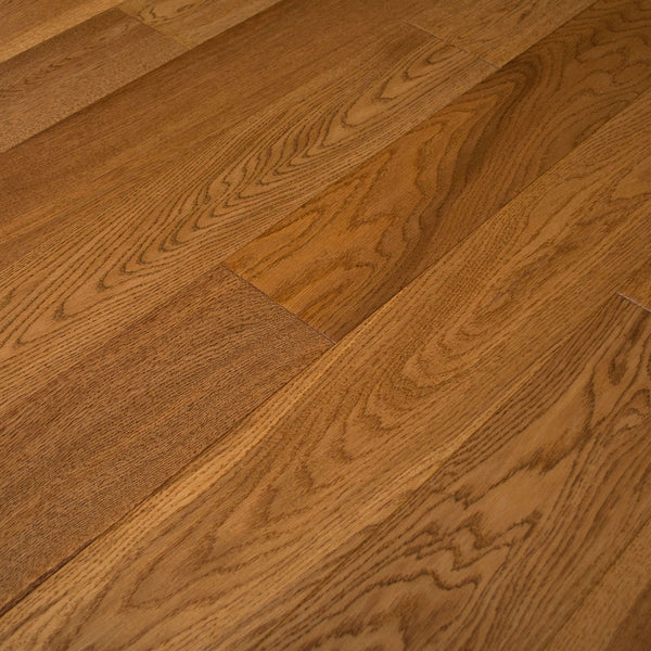 Golden Oak Handscraped Real Wood Engineered HDF Flooring | Buy Real ...