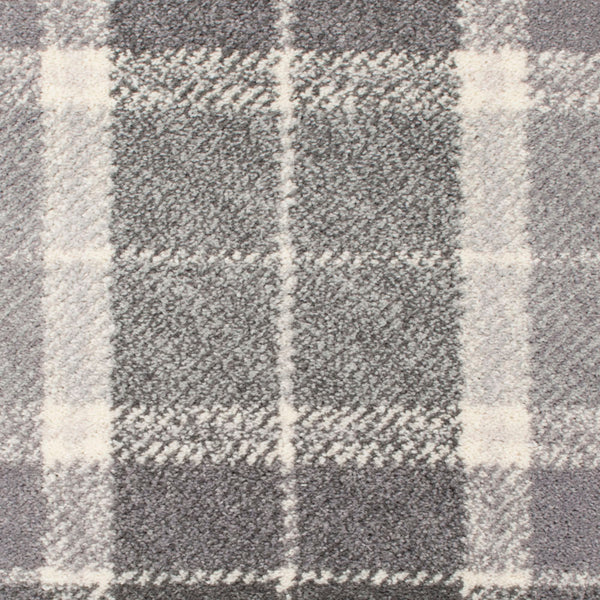 Grey Traditional Tartan Manor Park Wilton Carpet | Buy Traditional ...
