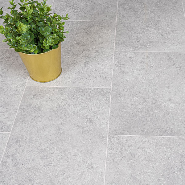 Obelisk 590 Atlas Tile Vinyl Flooring | Tile Style | Online Carpets