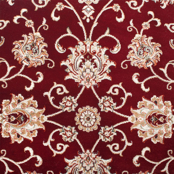 Bordeaux / Beige 2623 23 Floral Wilton Temple Carpet | Buy Floral ...