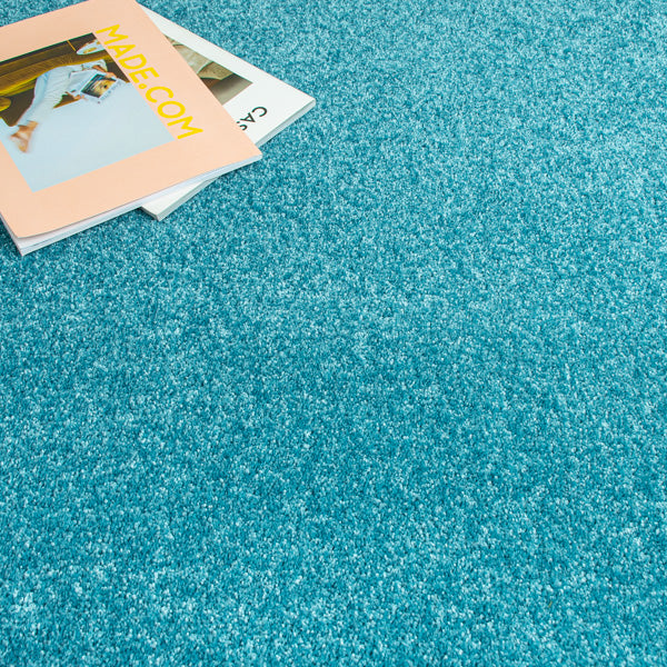 Turquoise Carousel Twist Carpet | Buy Twist Carpets | Online Carpets